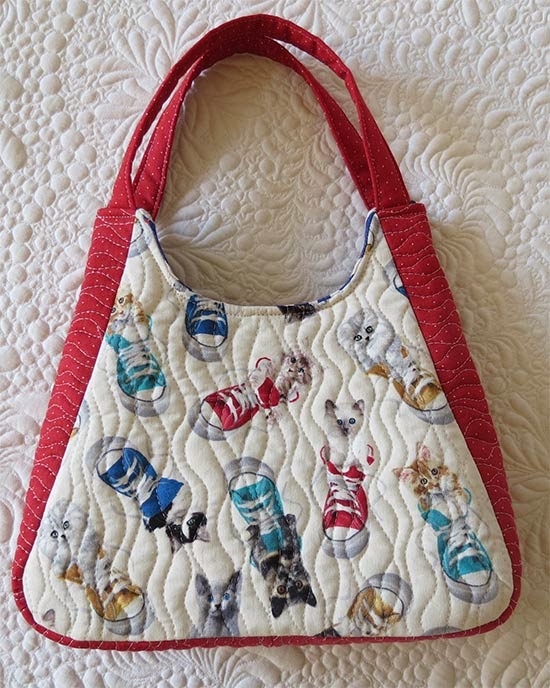 Mini tote bags - finally finished - Geta's Quilting Studio