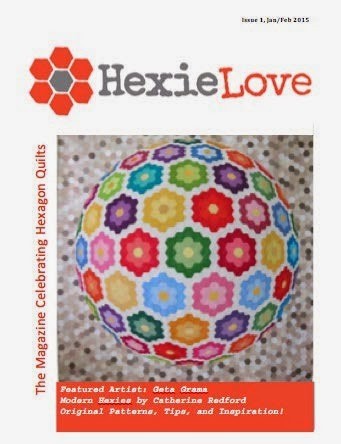 Hexie Love Blog Hop - Geta's Quilting Studio