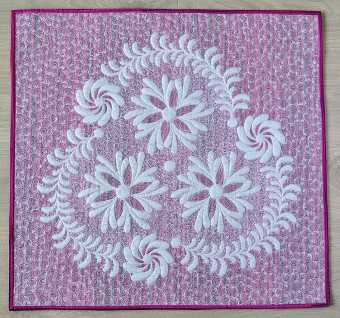 Shadow trapunto quilts- playing with thread - Geta's Quilting Studio