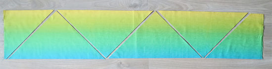 Ideas for using gradation/ombre fabric for quilting - Geta's Quilting ...