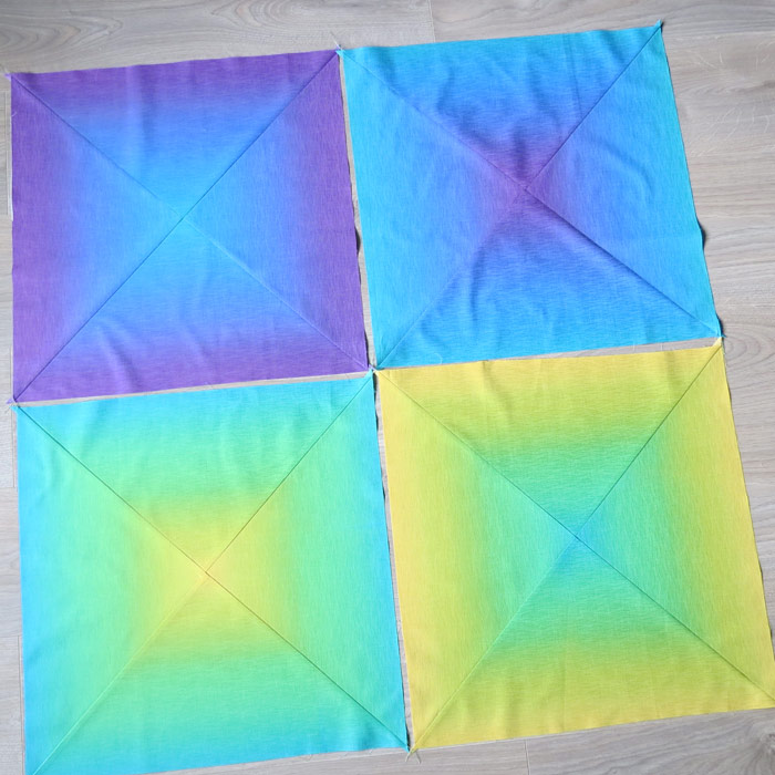 Ideas for using gradation/ombre fabric for quilting - Geta's Quilting ...