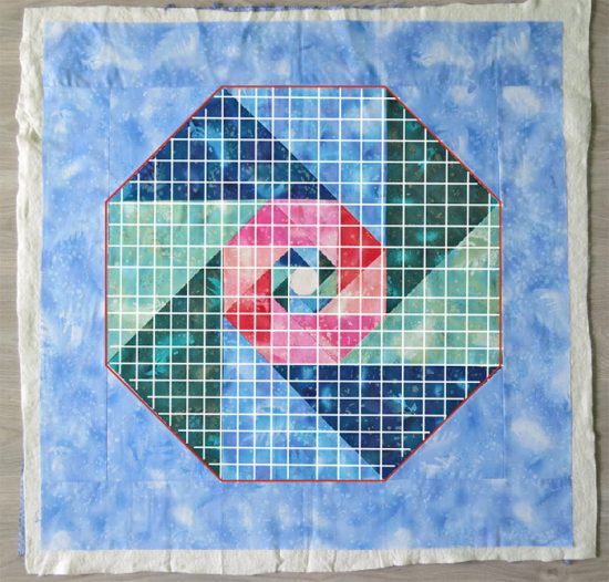 How to turn an octagon into a square - Geta's Quilting Studio