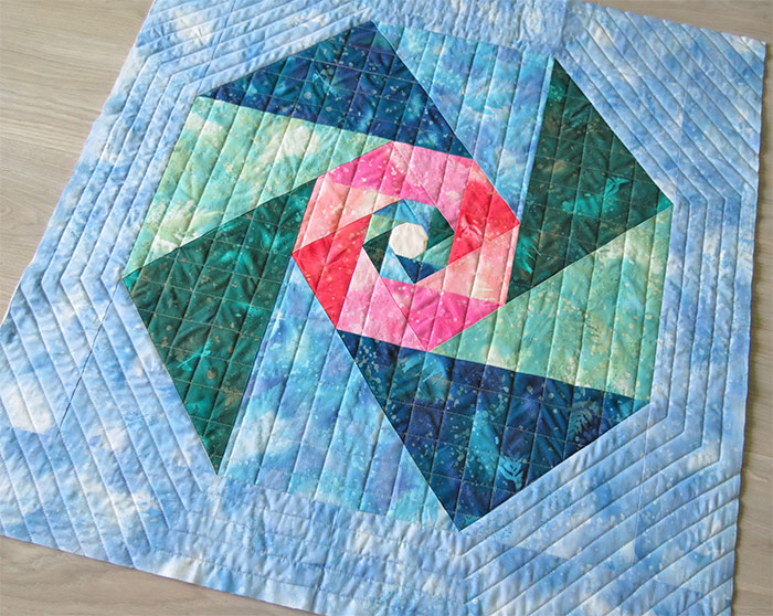 How to turn an octagon into a square - Geta's Quilting Studio