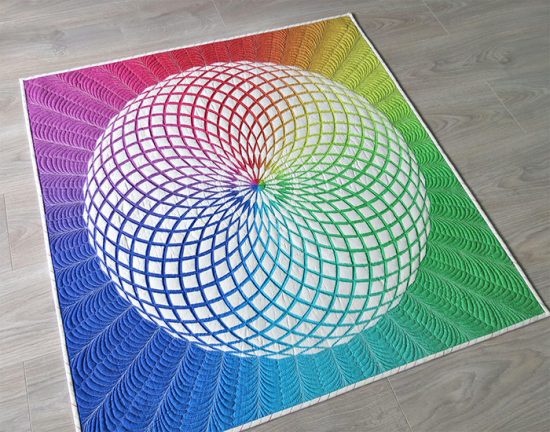 Reverse applique quilt pattern-Double Splendor - Geta's Quilting Studio