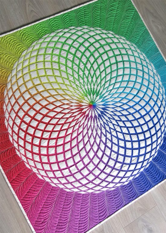 Reverse applique quilt pattern-Double Splendor - Geta's Quilting Studio