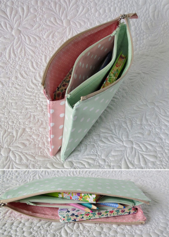 Twin Pouch Patterns - Geta's Quilting Studio