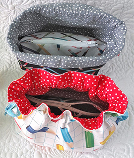 Quilted bag - Geta's Quilting Studio