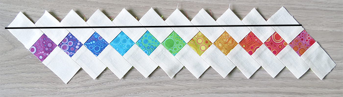 Rainbow seminole patchwork tutorial- Part I - Geta's Quilting Studio