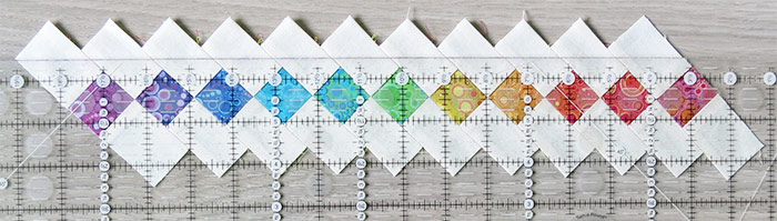 Rainbow seminole patchwork tutorial- Part I - Geta's Quilting Studio