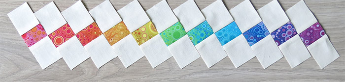 Rainbow seminole patchwork tutorial- Part I - Geta's Quilting Studio