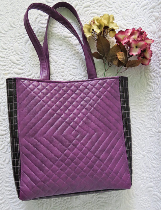 Quilted vinyl bag and pouch patterns - Geta's Quilting Studio