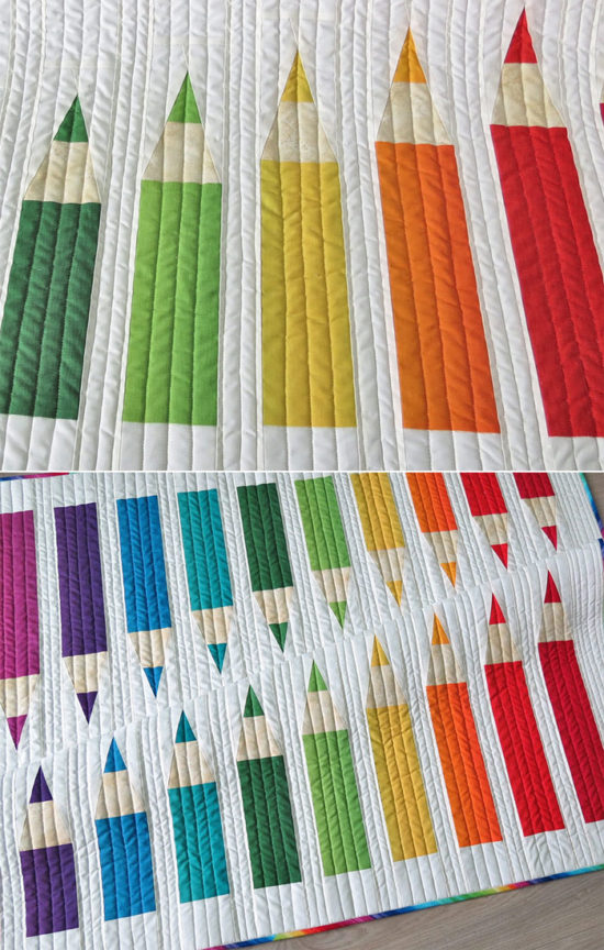Pencil quilt and pillow patterns - Geta's Quilting Studio