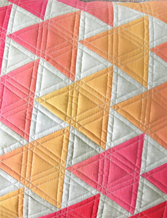 English paper pieced triangle quilt pattern - Geta's Quilting Studio