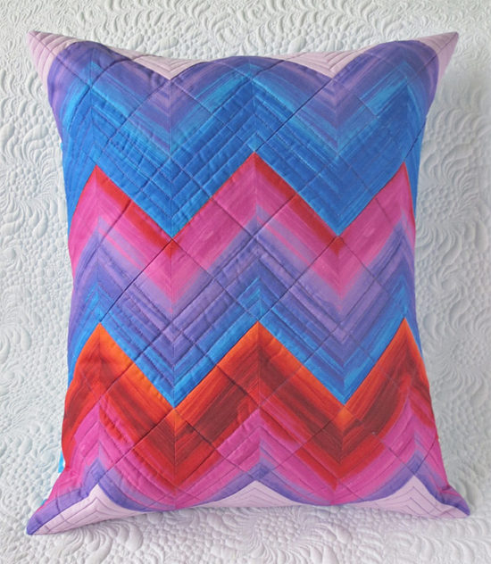 Zig zag quilt pattern - Geta's Quilting Studio