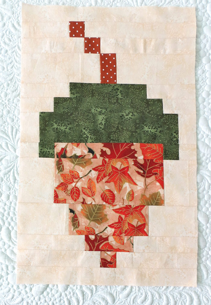 Acorn block pattern - Geta's Quilting Studio