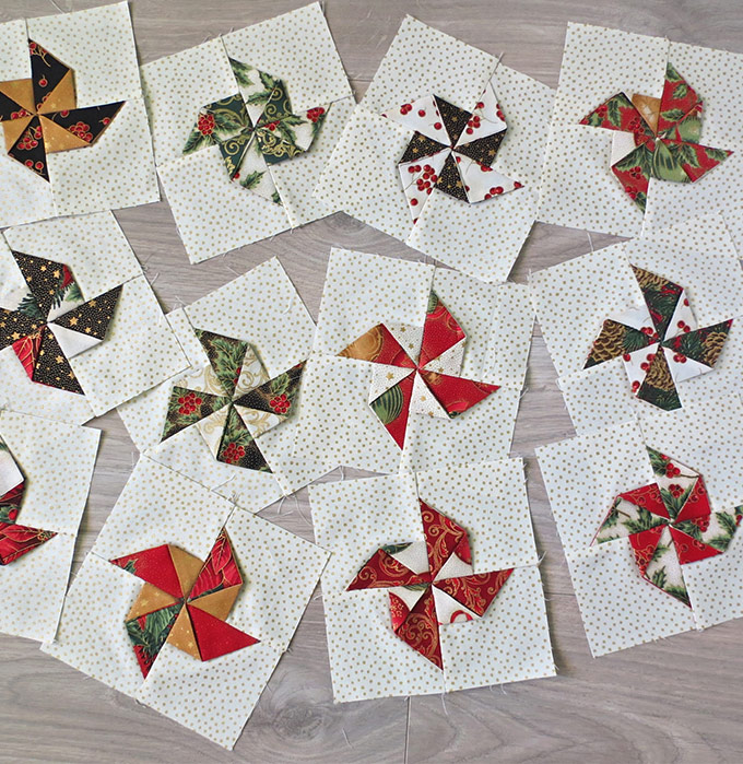Half square triangles - a tip and some formulas - Geta's Quilting Studio