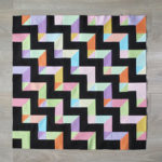 Zig zag quilt pattern - Geta's Quilting Studio
