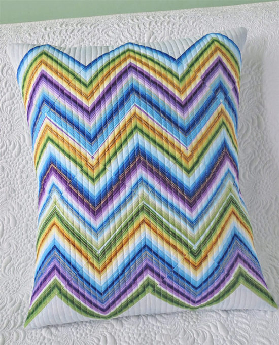 Zig zag quilt pattern - Geta's Quilting Studio