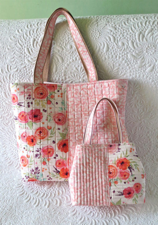 Simple tote bag pattern - Geta's Quilting Studio