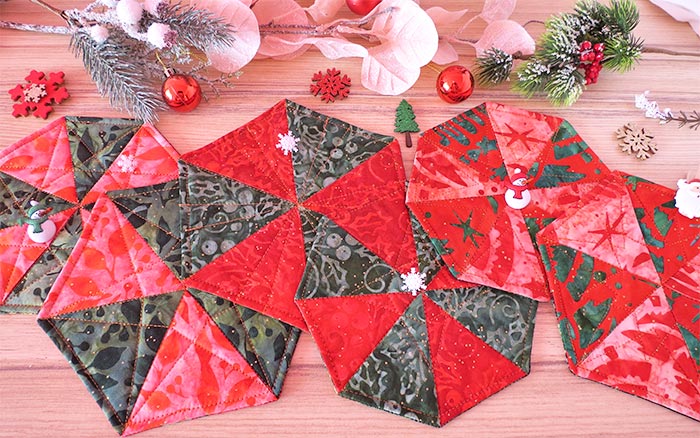 Quilted Coasters Pattern - Geta's Quilting Studio