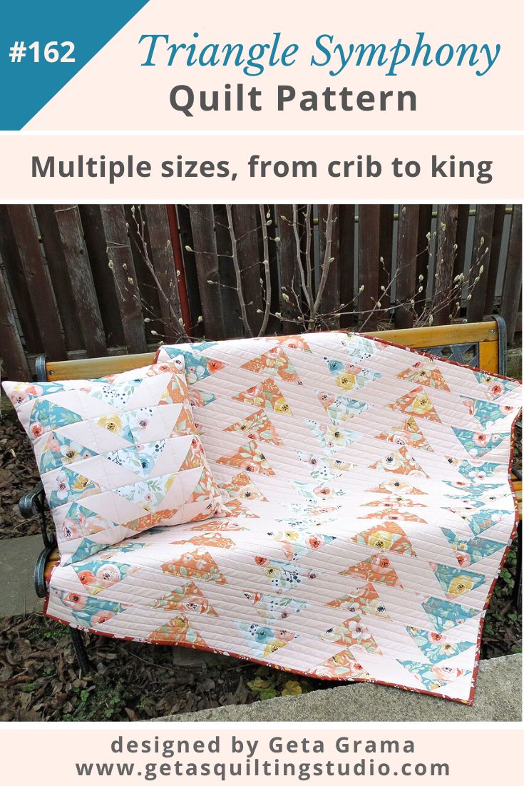 modern-triangle-quilt-pattern-l1 - Geta's Quilting Studio